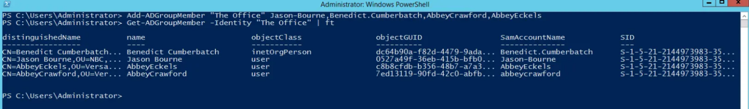 Add Users To Ad Group Using The Add Adgroupmember Cmdlet 