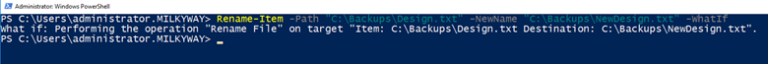 Using Rename Item Cmdlet To Rename Files In Powershell 0083