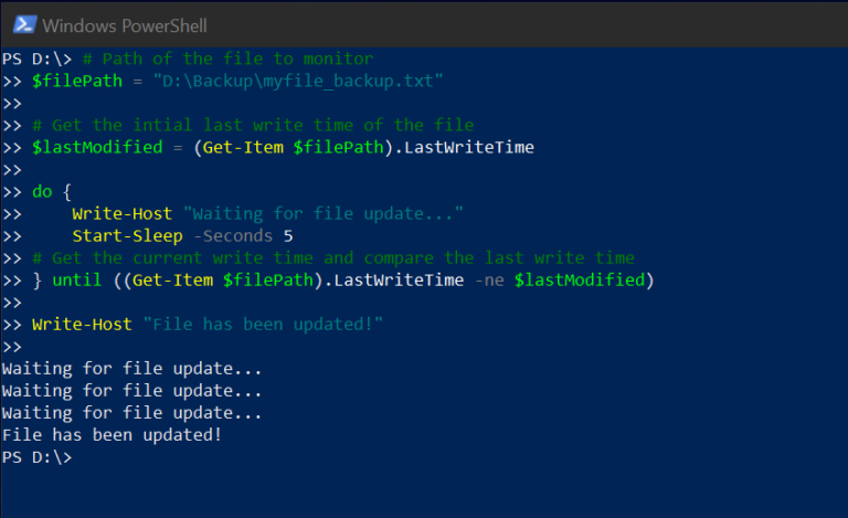 Powershell For Loop And While Loop Mastering System Automation 2361